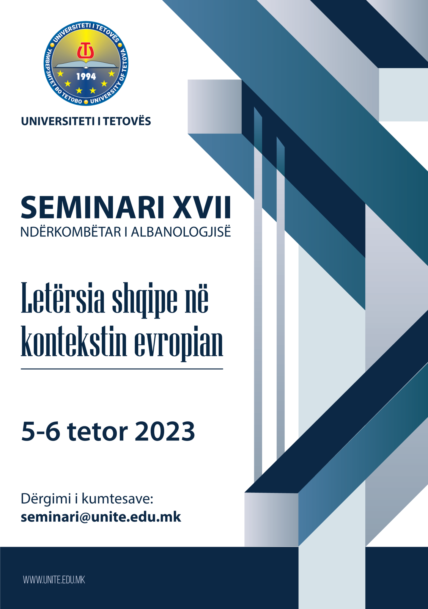 Seminari XVII Ndërkombëtar i Albanologjisë – Letërsia shqipe në ...